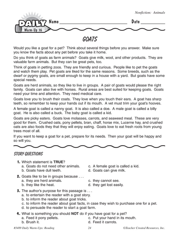 reading grade 3.pdf | Pets