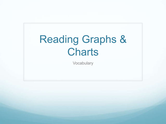 Reading Graphs & Charts | PPTX | Sales | Business