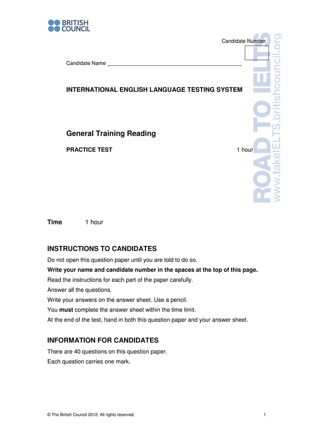 Reading gt practice1 | PDF
