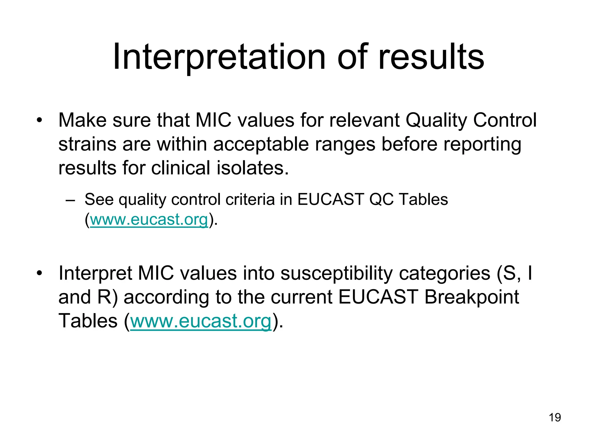 Reading_guide_BMD_v_5.0_2024_EUCAST MIC interpretation | PDF