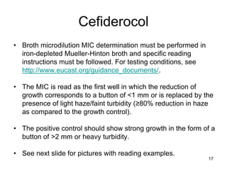Reading_guide_BMD_v_5.0_2024_EUCAST MIC interpretation | PDF