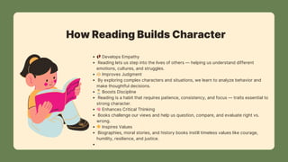 Reading Habit Builds Character of a Person | PDF