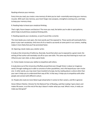 Reading helps at school | PDF