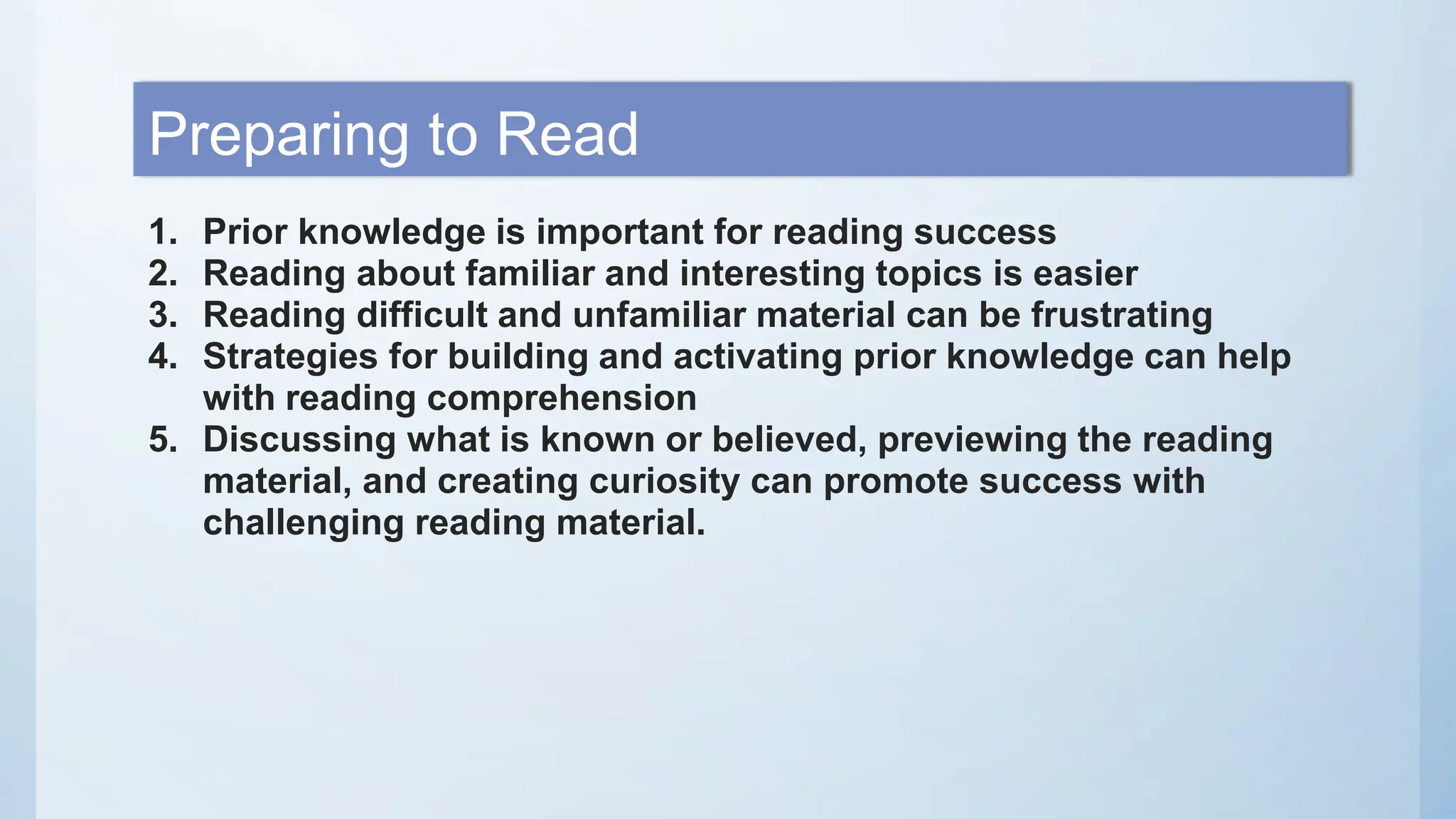 Reading in content area: Content Literacy and the Reading Process.pptx