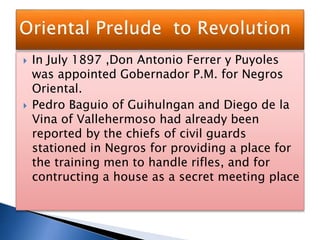 Negros Oriental Revolution | PPTX