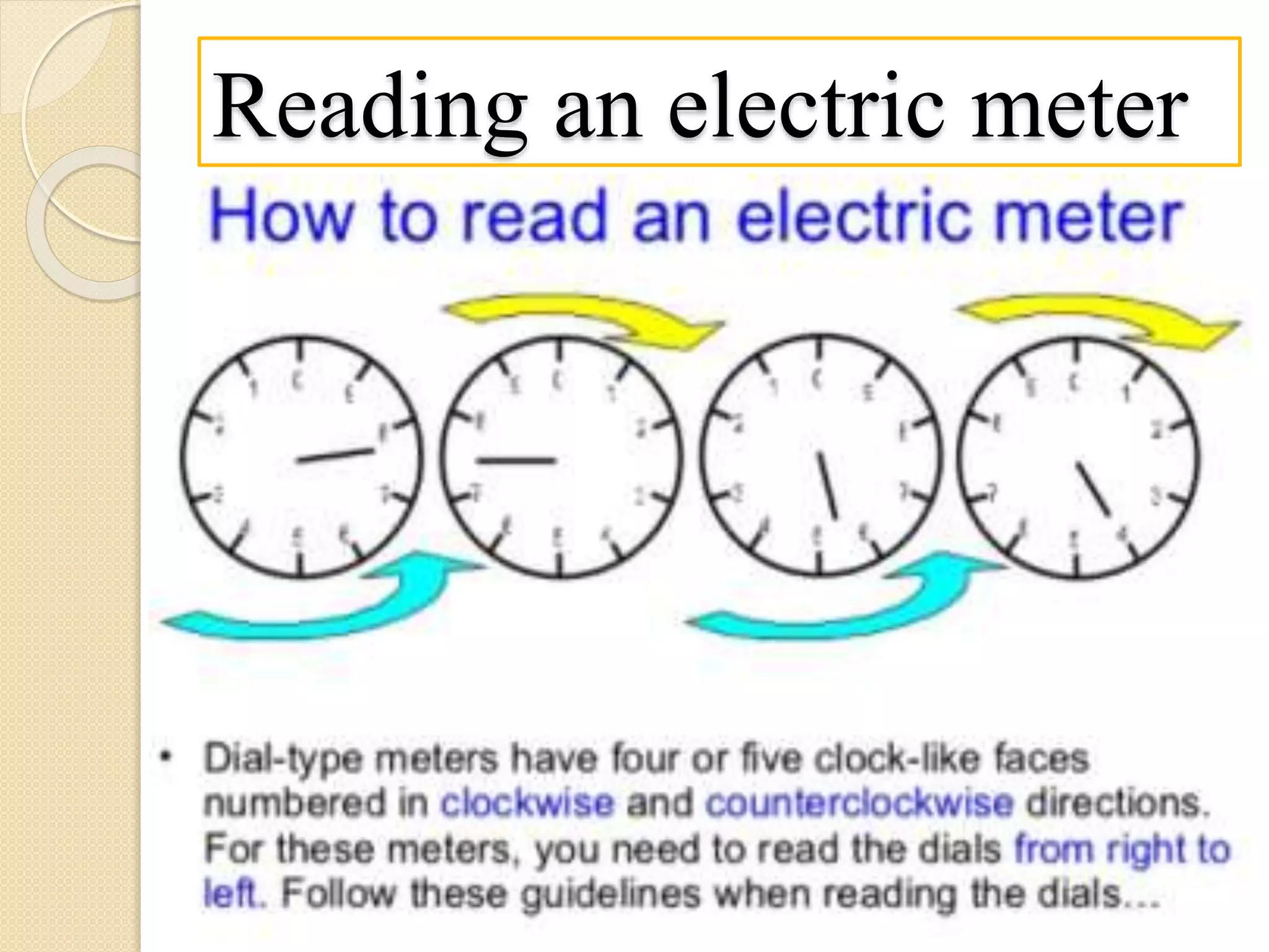 READING & INTERPRETING ELECTRIC METER.pptx