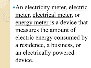 READING & INTERPRETING ELECTRIC METER.pptx