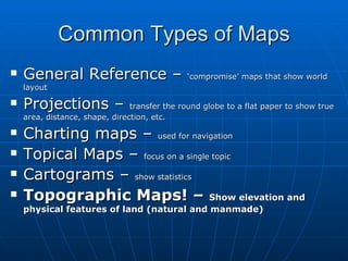 Reading & interpreting maps notes | PPT