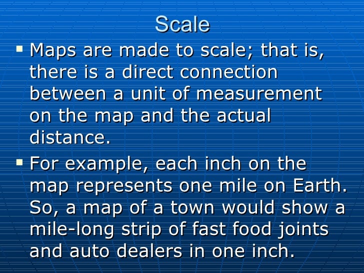 Reading & interpreting maps notes