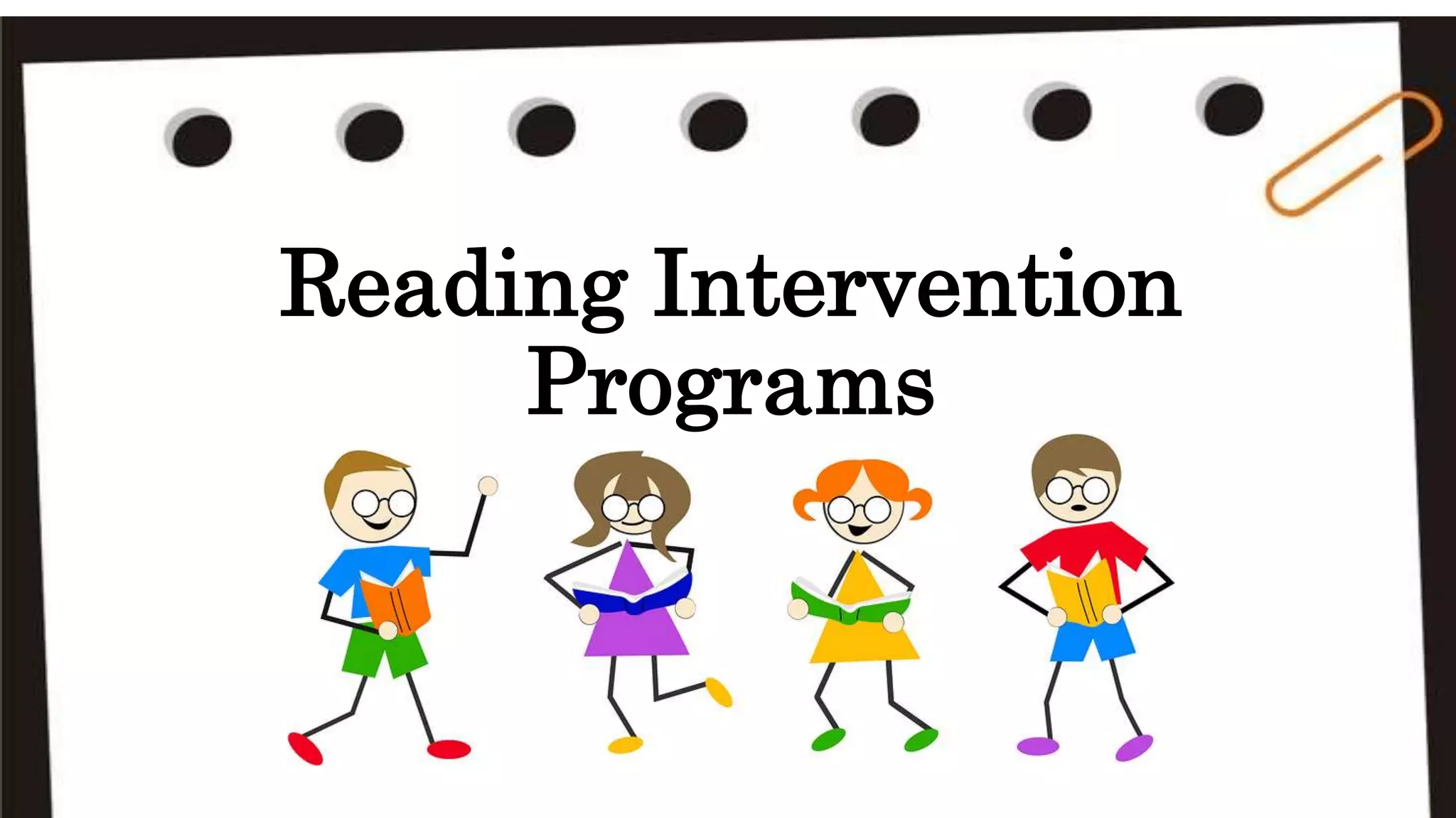 Reading Intervention | PPTX