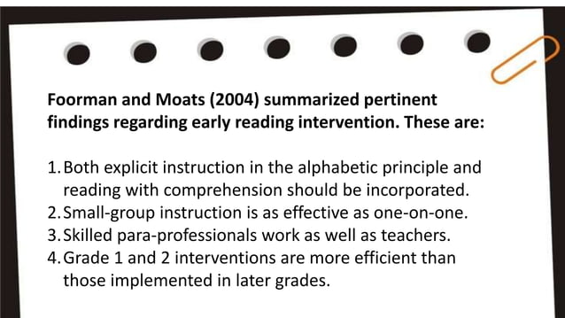 Reading Intervention | PPTX