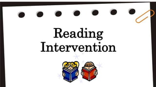 Reading Intervention | PPTX