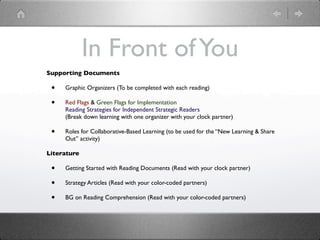 Reading in the Content Area | KEY | Educational Assessment | Education
