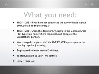 Reading in the Content Area | KEY | Educational Assessment | Education
