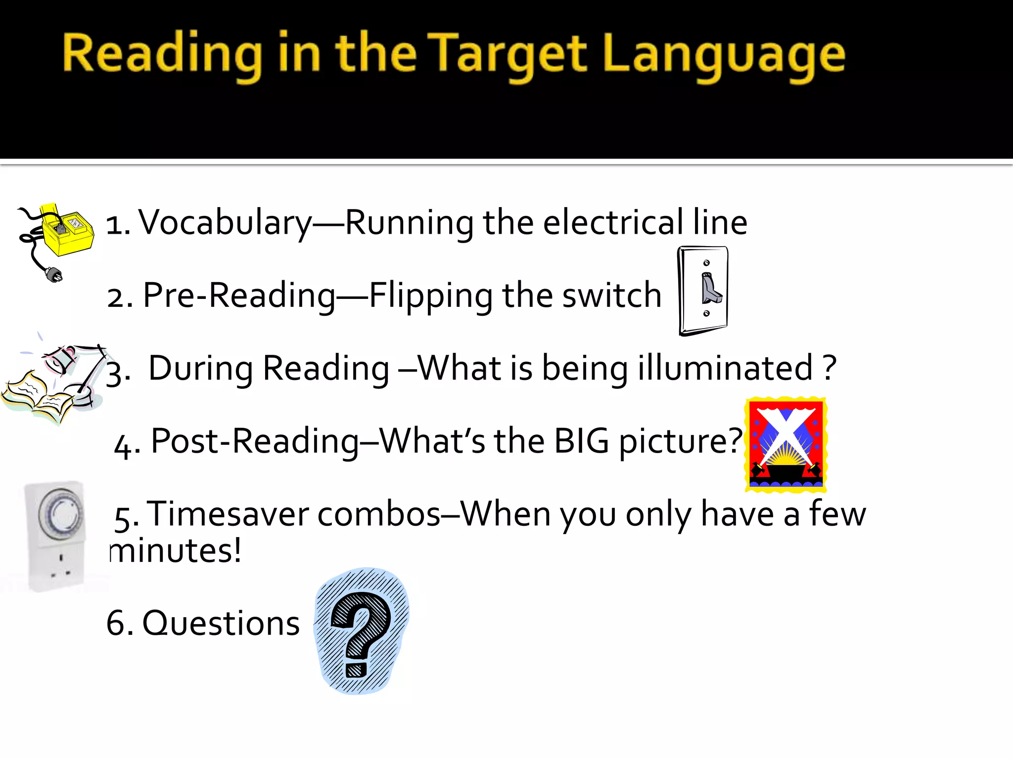 Reading in the Target Language | PPTX