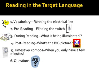 Reading in the Target Language | PPTX