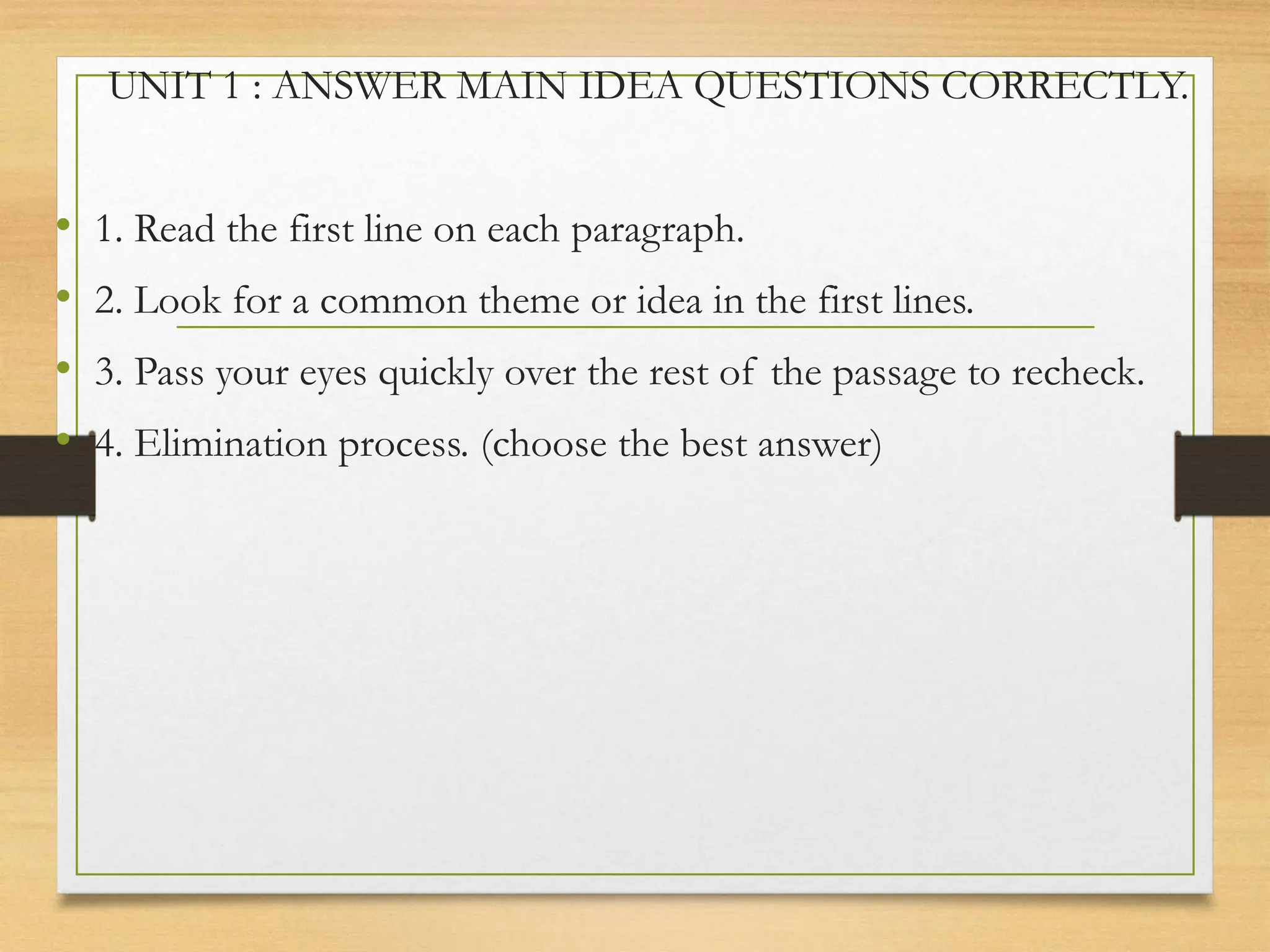 READING intro English for Academic Purposes | PPT