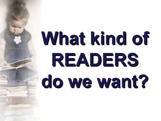 Reading Is - The First 20 Days | PPT