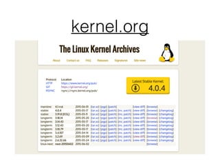 Reading kernel org | PDF