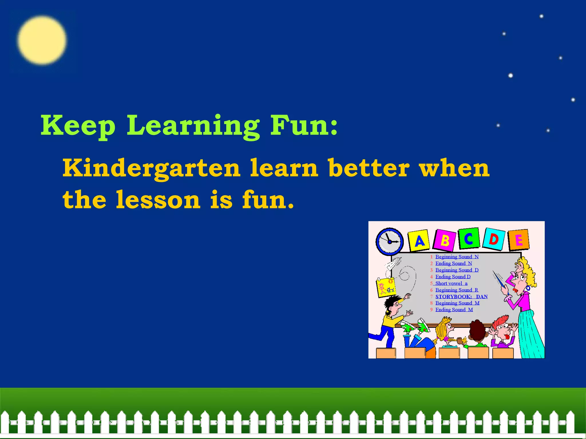 Reading in Kindergarten | PPT