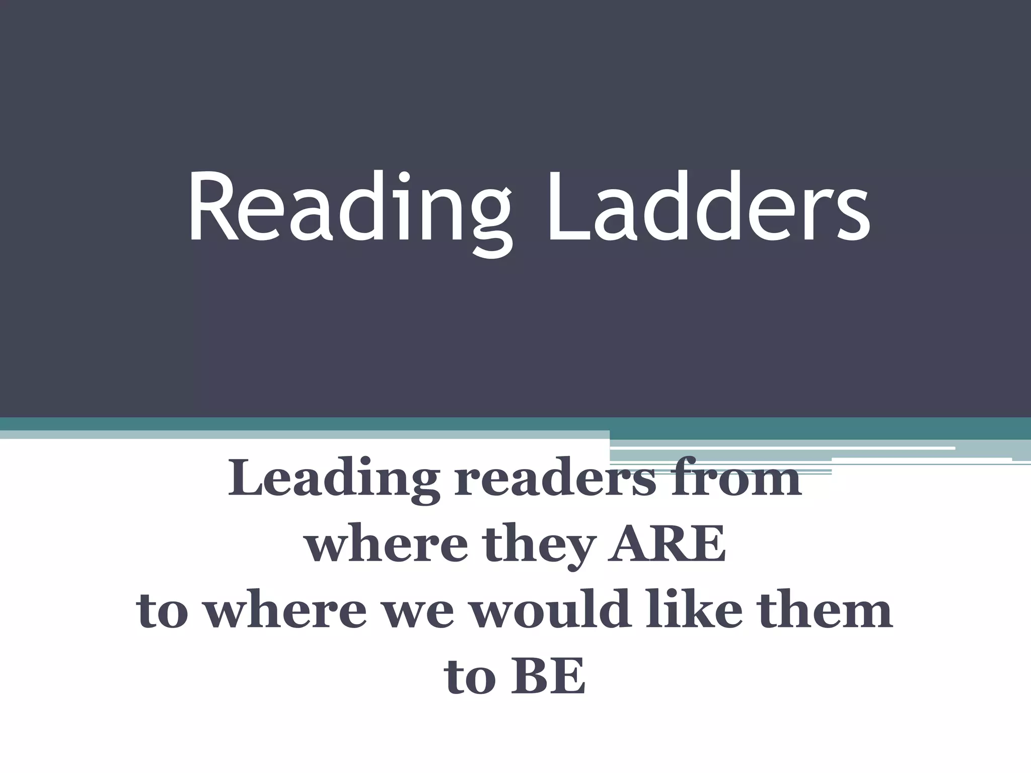 Reading Ladders Region 4 | PPTX | Fiction | Books and Literature