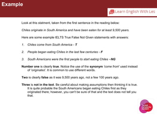 Reading lesson 1 matching paragraph headings | PPT