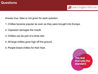 Reading lesson 1 matching paragraph headings | PPT