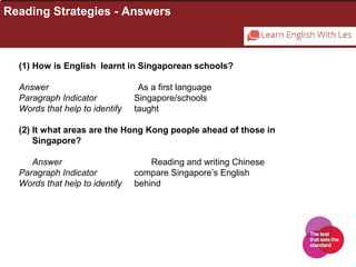 Reading lesson 9 reading strategies | PPT | Educational Assessment ...