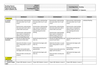 Reading Lesson Plan Second Week.docx