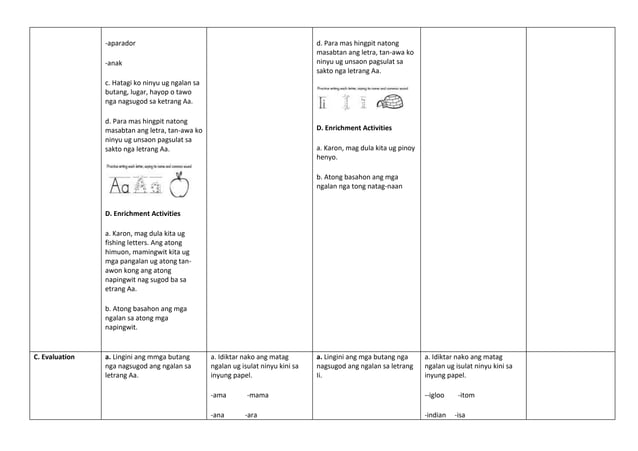 Reading Lesson Plan Second Week.docx