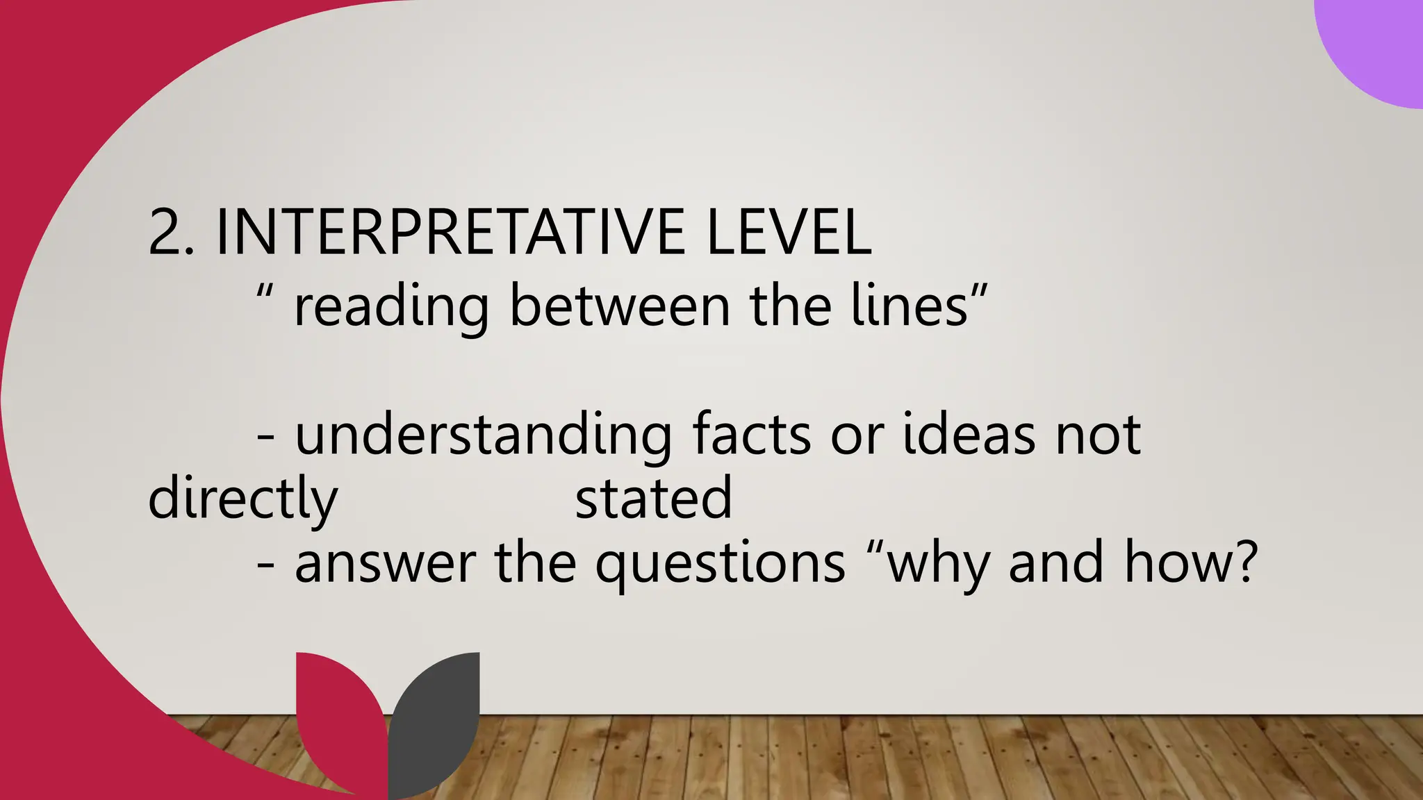 Reading Levels and factors that affect reading.pptx