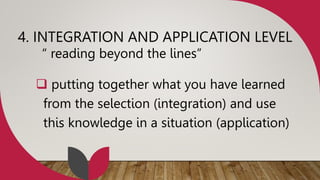 Reading Levels and factors that affect reading.pptx