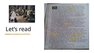 Reading LiA Unit 4 Oliver Twist full.pptx | Food & Drink