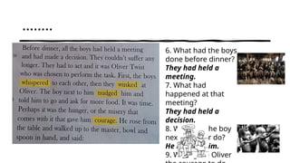 Reading LiA Unit 4 Oliver Twist full.pptx | Food & Drink