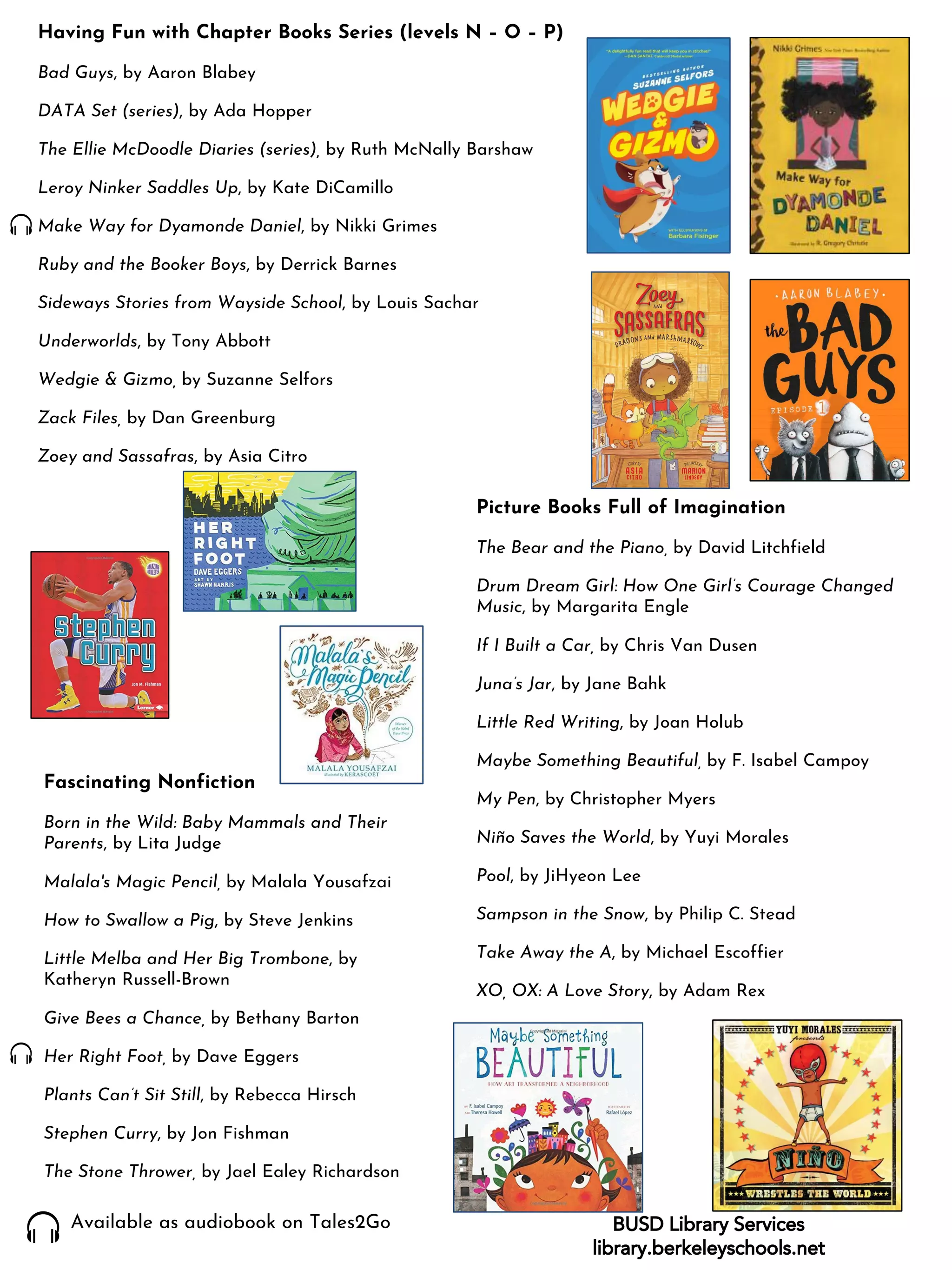 2018 Summer Reading for 2nd grade | PDF