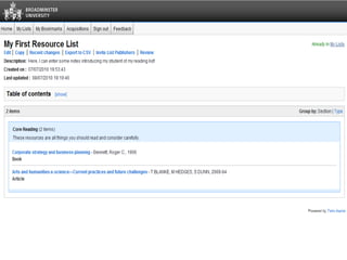 Portsmouth Intro to Talis Aspire | PPTX