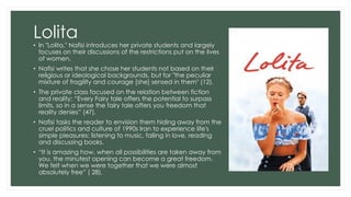Reading Lolita in Tehran | PPT