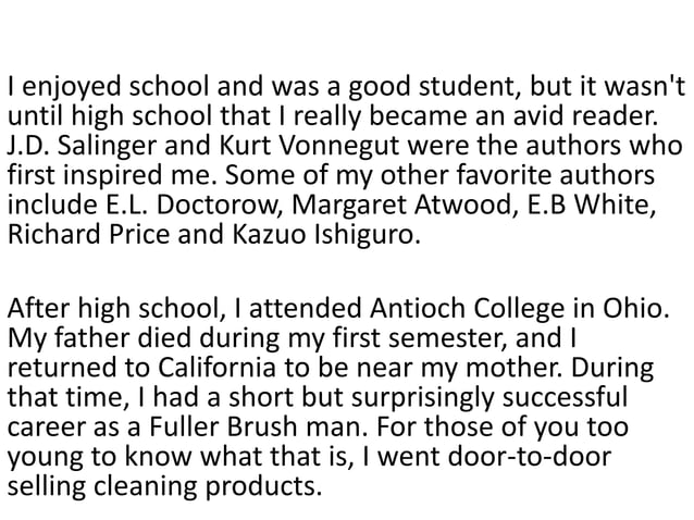 Reading louis sachar | PPT