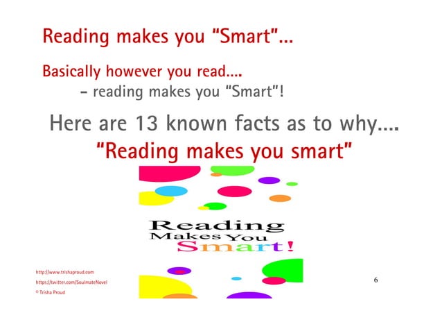 Reading makes you smart | PPT