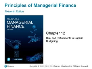 Corporate Finance Slides on Capital Budgeting | PPT