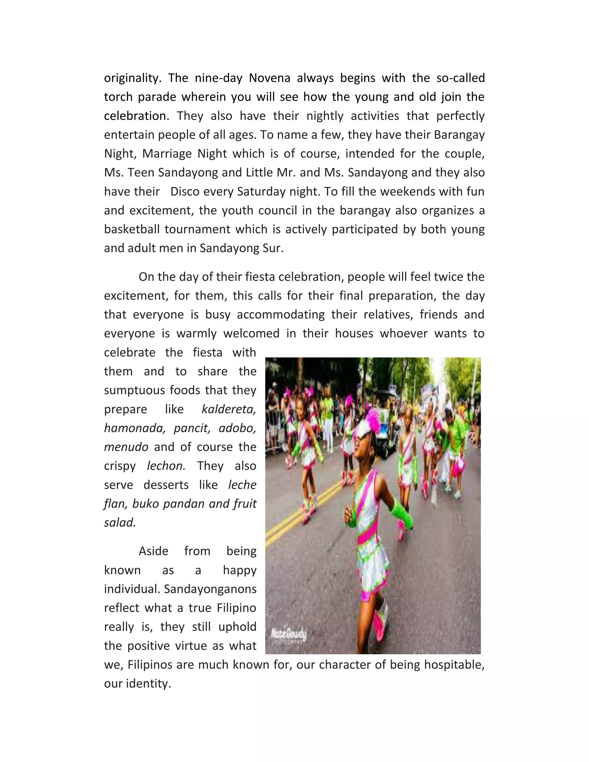 Reading Materials in English featuring How Sandayong Sur Got Its Name ...