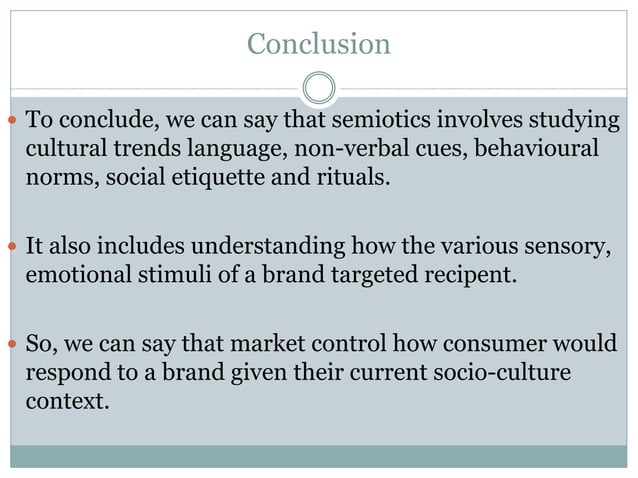 Reading media through sign, signifier and signified | PPTX