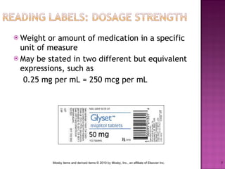 Reading Medication Labels | PPT