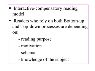 Reading models | PPTX