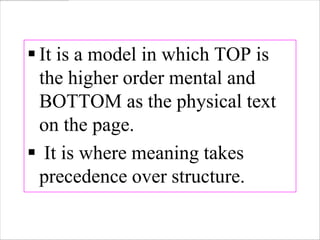 Reading models | PPTX