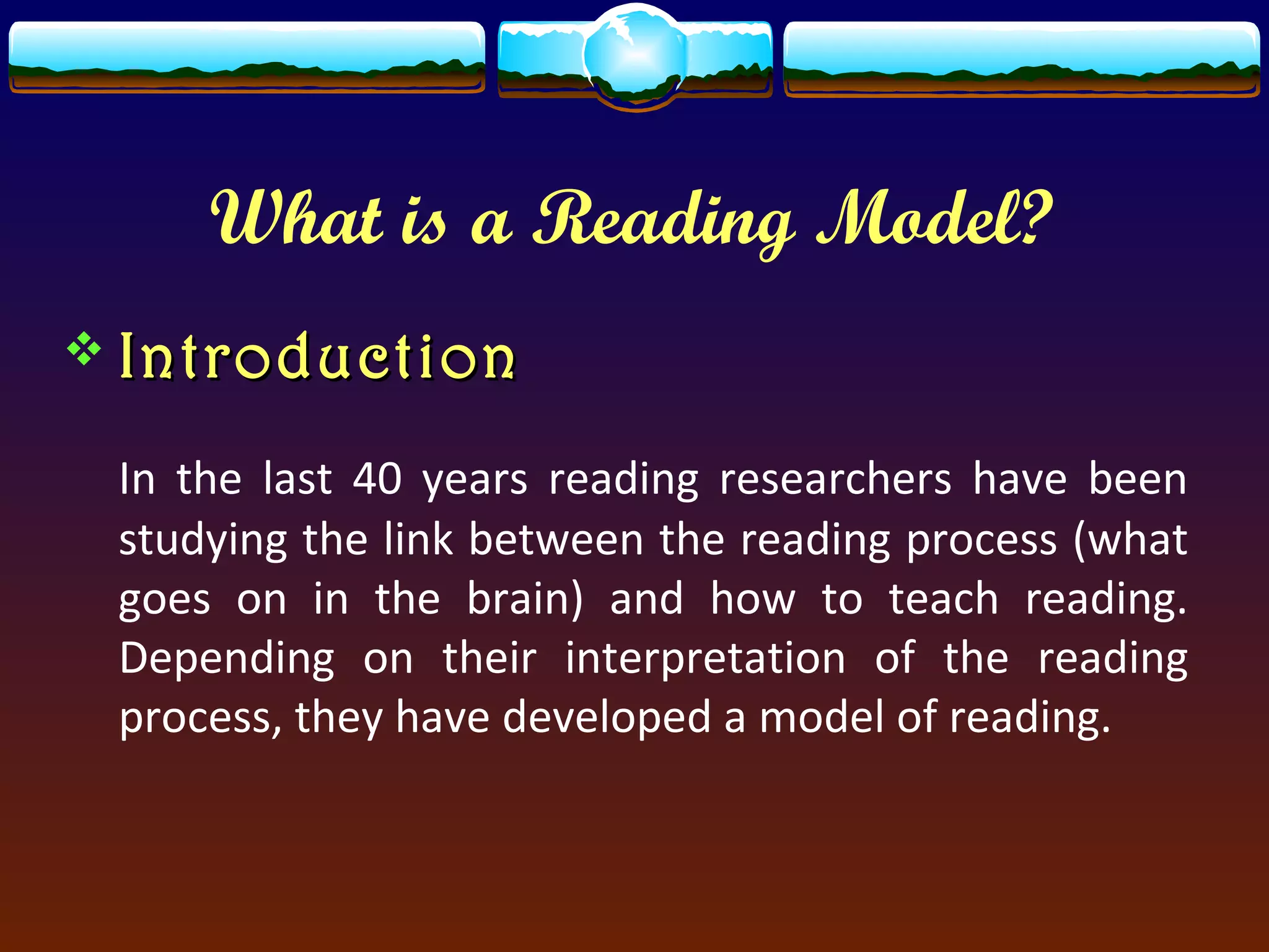 Reading Models and Schema Theory | PPT
