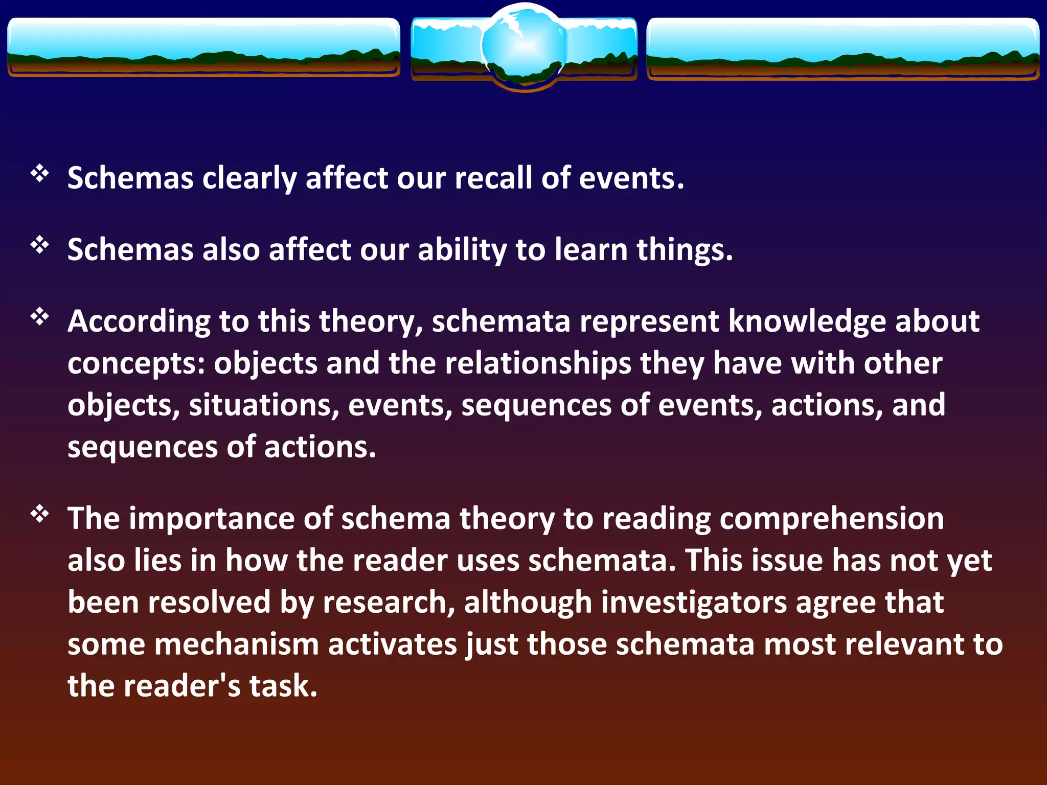 Reading Models and Schema Theory | PPT