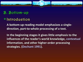 Reading Models and Schema Theory | PPT