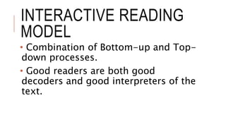Reading models dev. read | PPT