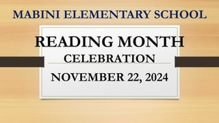 Grade Five Learners READING MONTH 2025 PPT.pptx